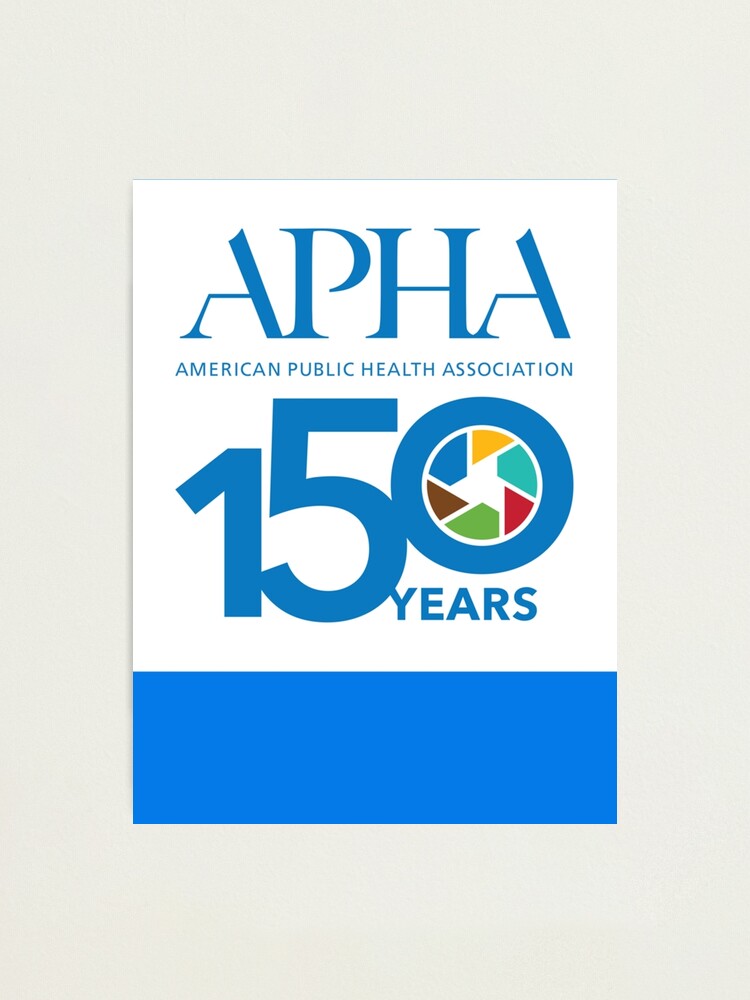 Lámina fotográfica «Logotipo del 150 aniversario de APHA, colección a ...