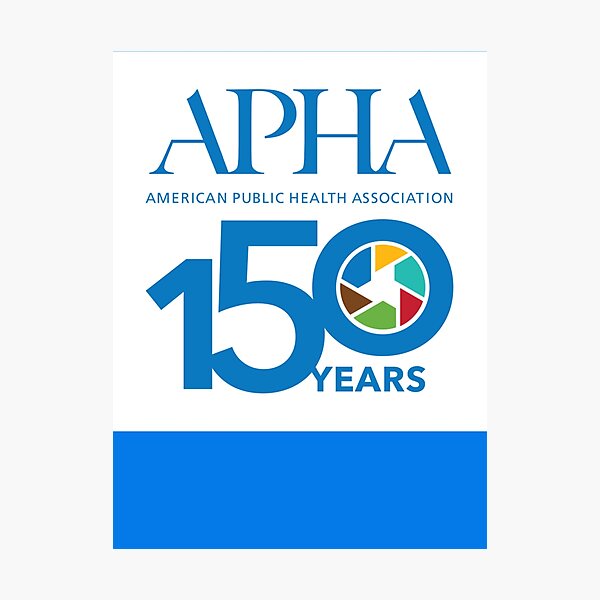 Lámina fotográfica «Logotipo del 150 aniversario de APHA, colección a ...