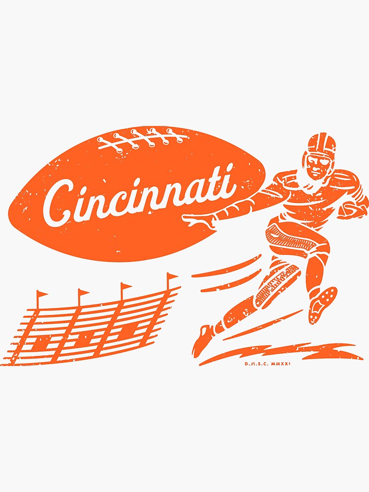 "Cincinnati Cincinnati Cincinnati fan" Sticker by heillamaune | Redbubble