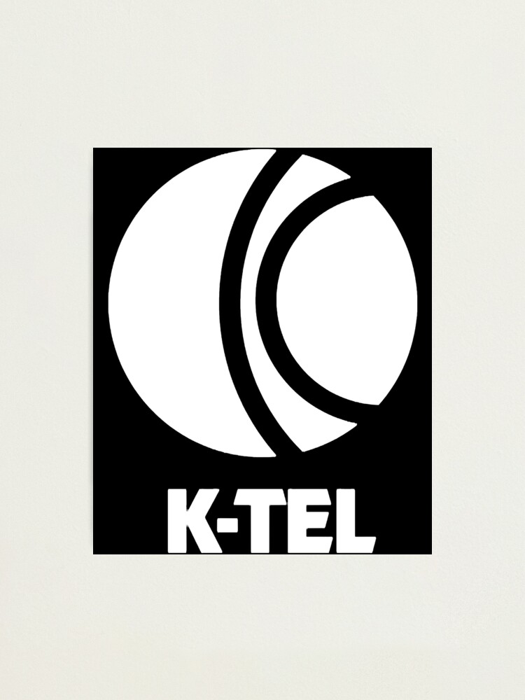 "Ktel K TEL logo" Photographic Print for Sale by ManuelPhedra | Redbubble