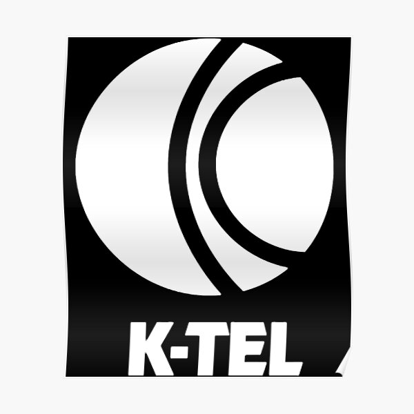 "Ktel K TEL logo" Poster for Sale by ManuelPhedra | Redbubble