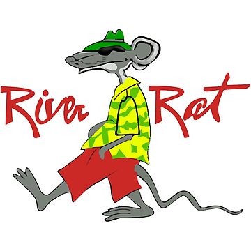"River Rat Beach" Sticker for Sale by ManuelPhedra | Redbubble