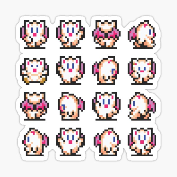 "Moogle Dance " Sticker by inotyler | Redbubble