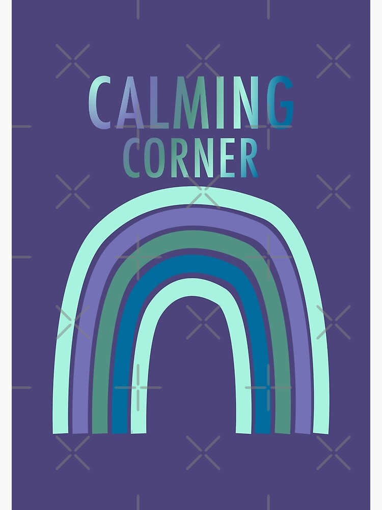 "calming corner, calming classroom, CALMING RAINBOW, very peri, emerald ...