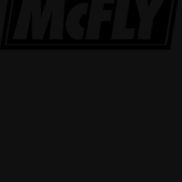 "Mcfly logo classic t shirt" Sticker for Sale by deputyc0320 | Redbubble