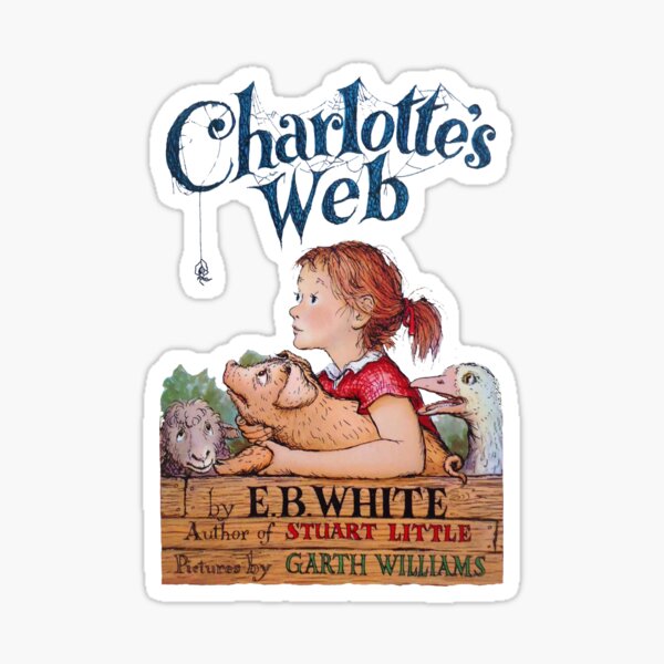 "Charlotte's Web" Sticker by MoumenShop | Redbubble