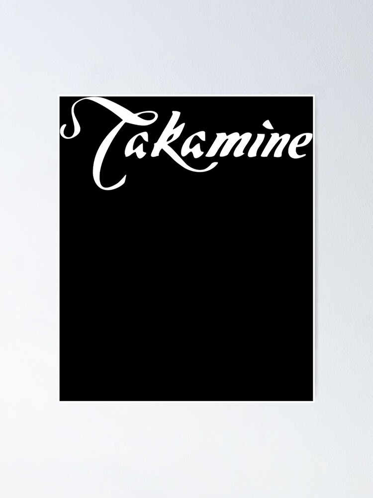 "Takamine Guitars Logo merchandise" Poster for Sale by BrynliC | Redbubble