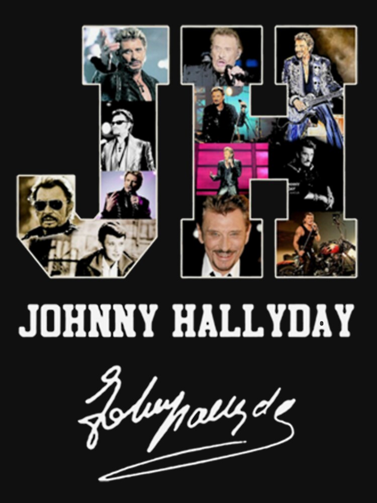 T-shirt « Jh Johnny Hallyday Signature Chemise Classique classique ...