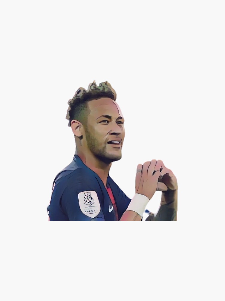"Neymar Junior Sticker" Sticker for Sale by iamamiraj | Redbubble