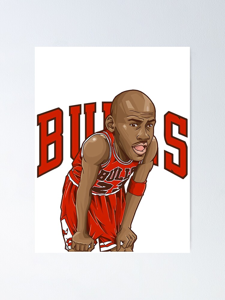 "Michael Jordan Draw Chibi" Poster for Sale by JaclynPiel | Redbubble