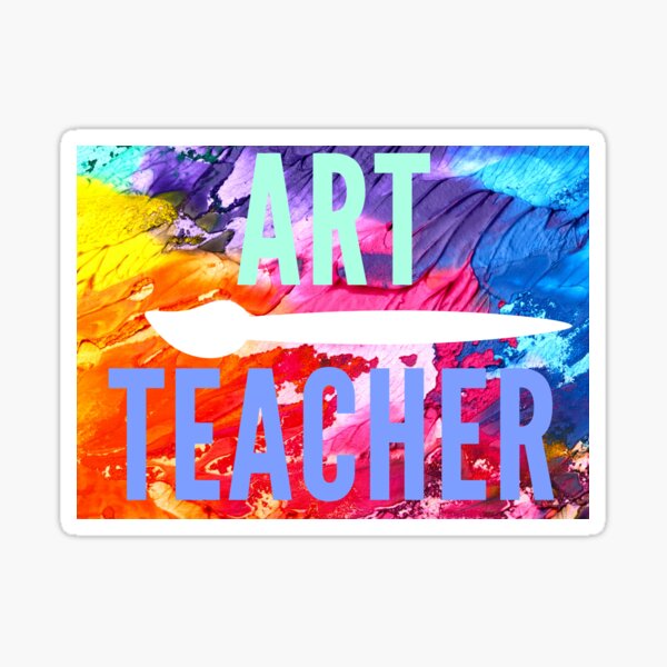 "Cute Palette Art Class Pastel Teacher Appreciation " Sticker by ...