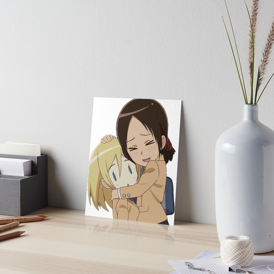 "Chibi Ymir and Historia - Attack on Titan" Art Board Print by ...