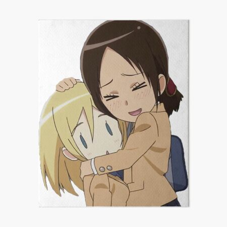 "Chibi Ymir and Historia - Attack on Titan" Art Board Print by ...