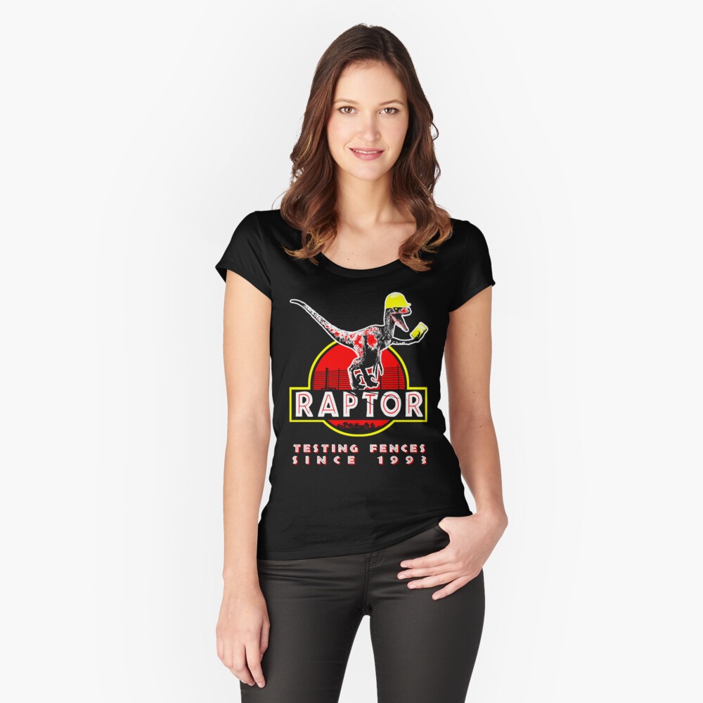 "Raptor. Testing fences since 1993." Essential T-Shirt for Sale by ...