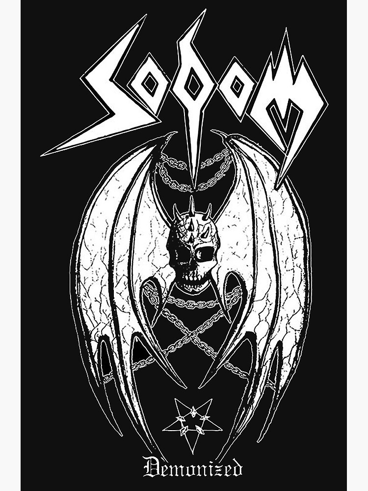 "new sodom band logo" Photographic Print for Sale by ckorousfp | Redbubble