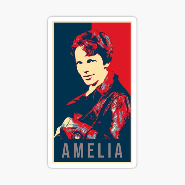 "Pop Art Illustration Amelia" Sticker by VikingZen | Redbubble