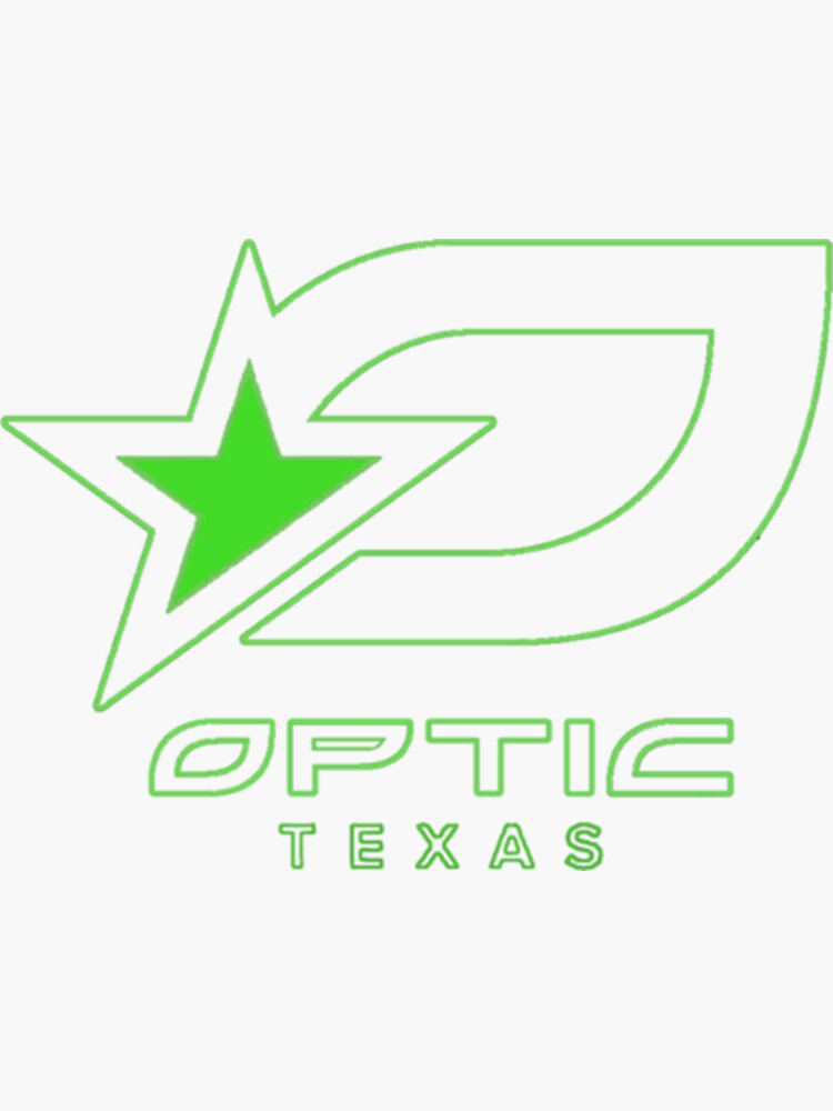 "Optic Texas " Sticker for Sale by JeffGlassCreat | Redbubble