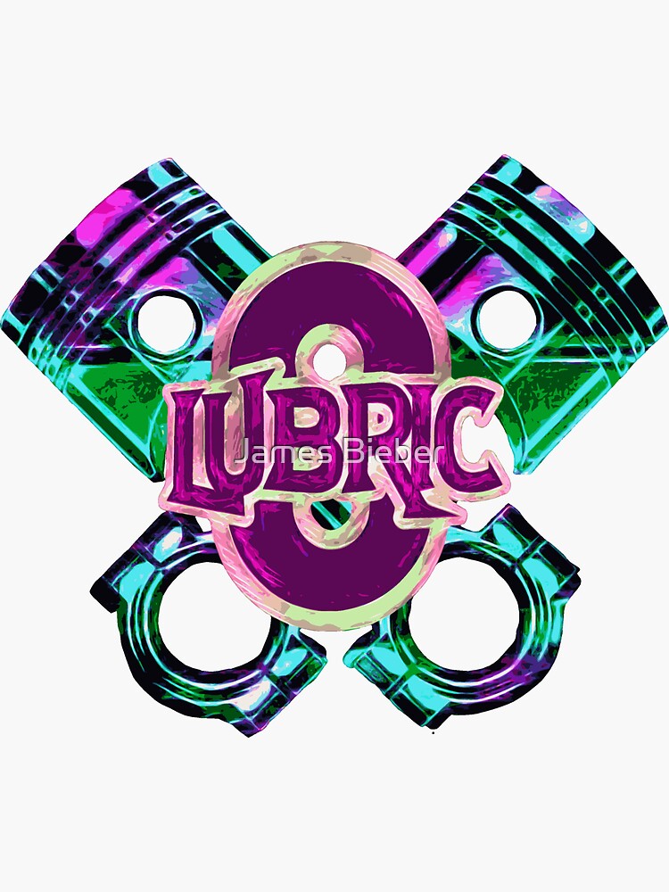 "Lubric8" Sticker by Himdilly | Redbubble