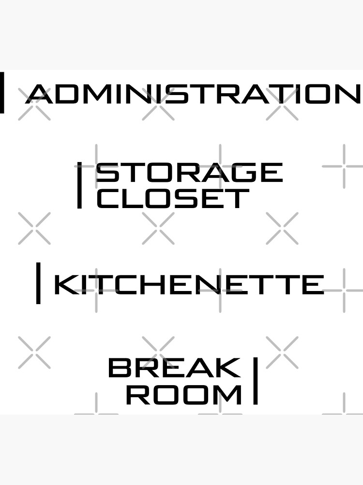 "Severance Lumon Industries Room Name Signs" Poster by Stickerm4ni4 ...