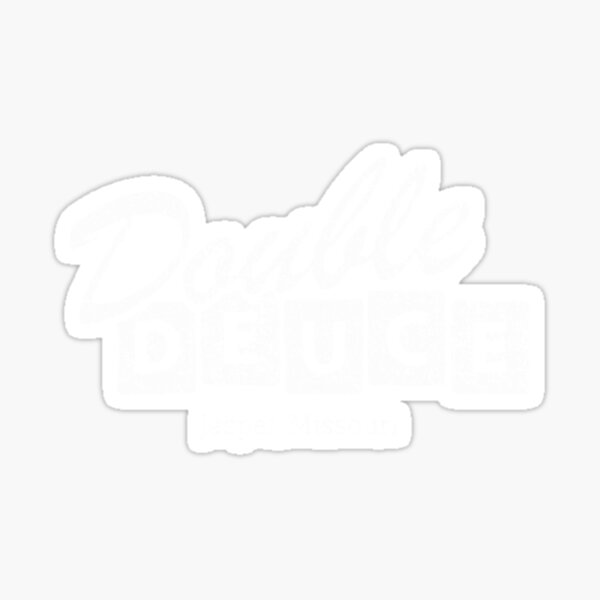 "For Mens Womens Double Deuce Vintage Gifts For Birthday" Sticker by ...
