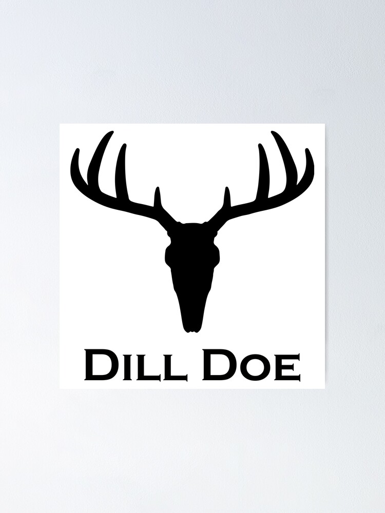 "Silhouette Head Dill Doe" Poster for Sale by Chitraa227Store | Redbubble
