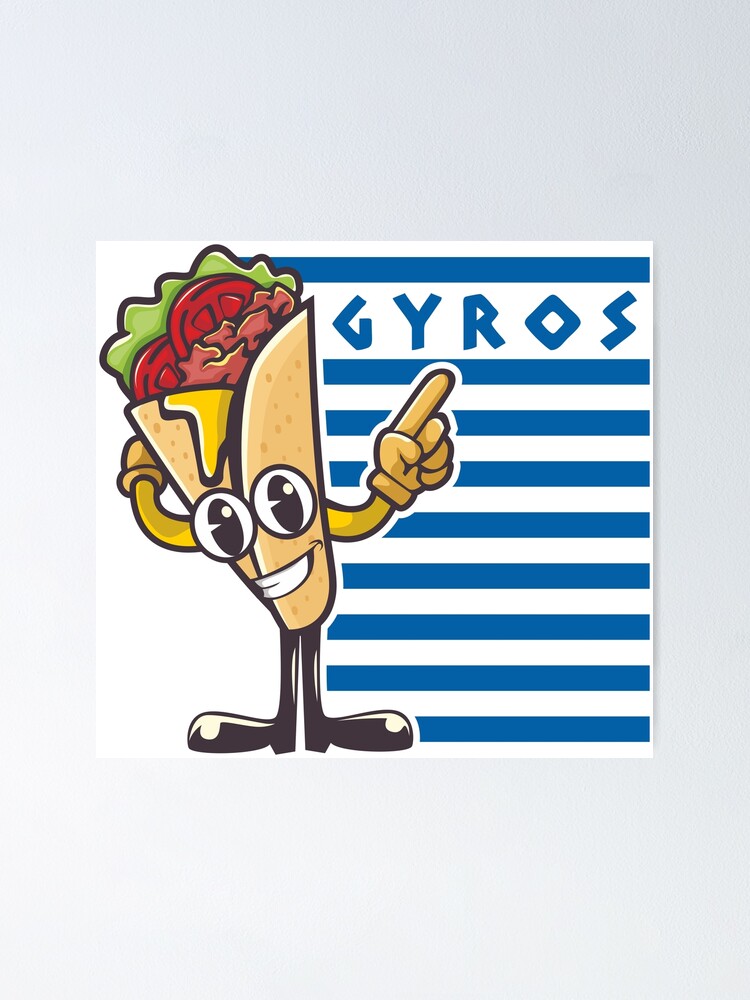 "Gyros" Poster for Sale by AlexandarBelic | Redbubble