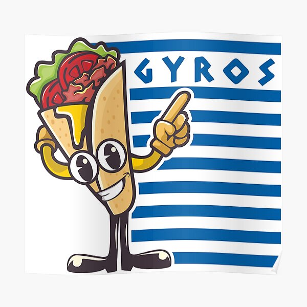"Gyros" Poster for Sale by AlexandarBelic | Redbubble