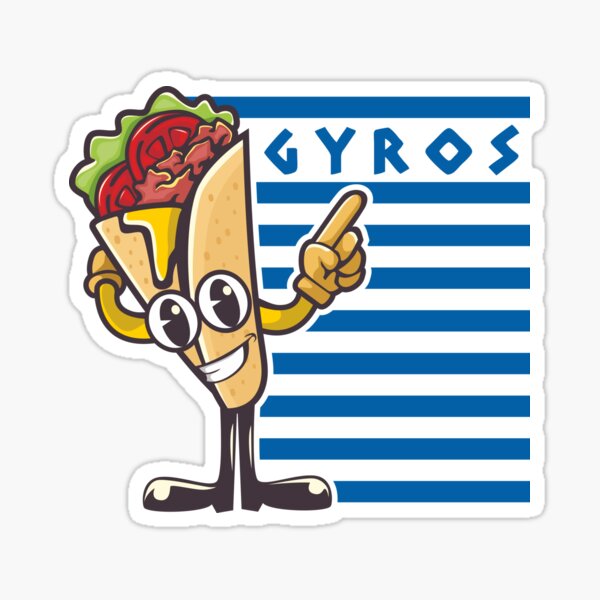 "Gyros" Sticker for Sale by AlexandarBelic | Redbubble