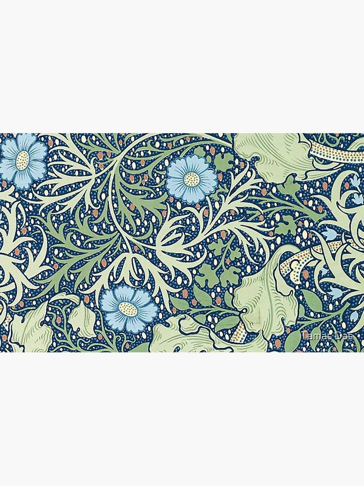 "William Morris Seaweed pattern, Victorian ,Blue , Green, Floral ...