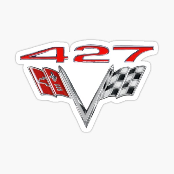 "Chevy 427 Emblem" Sticker for Sale by AliceTaylo | Redbubble