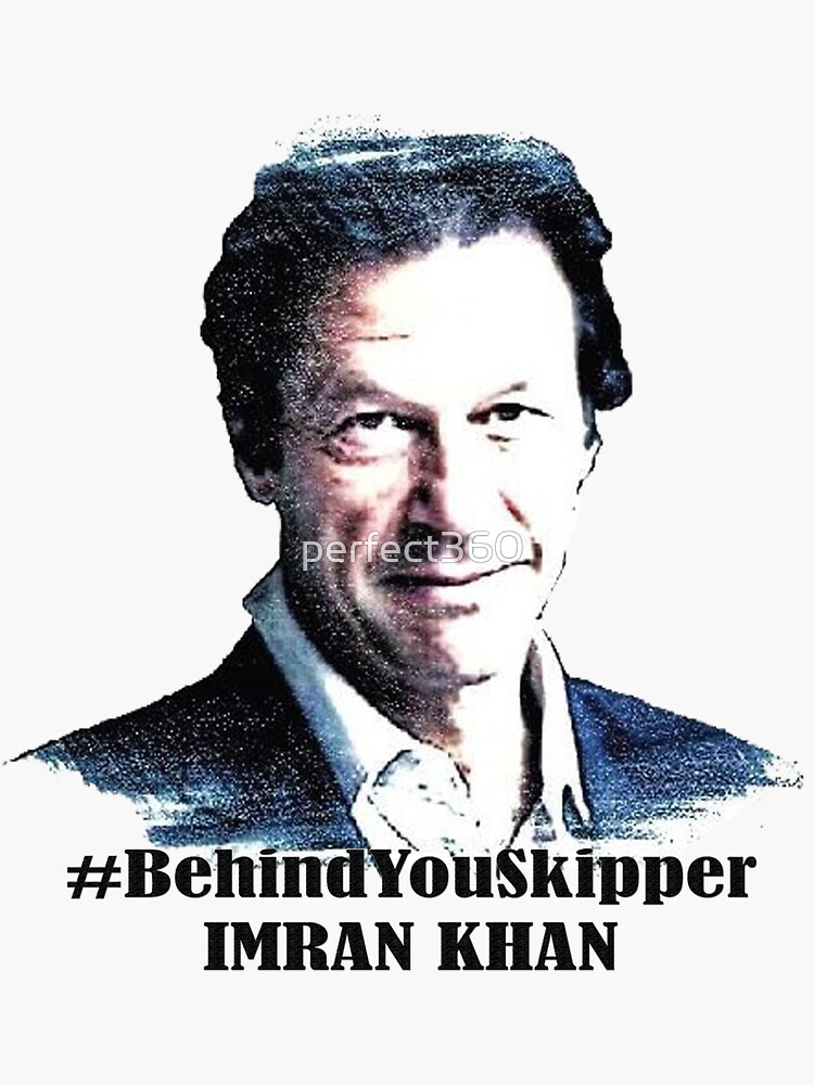 "IMRAN kHAN" Sticker by perfect360 | Redbubble