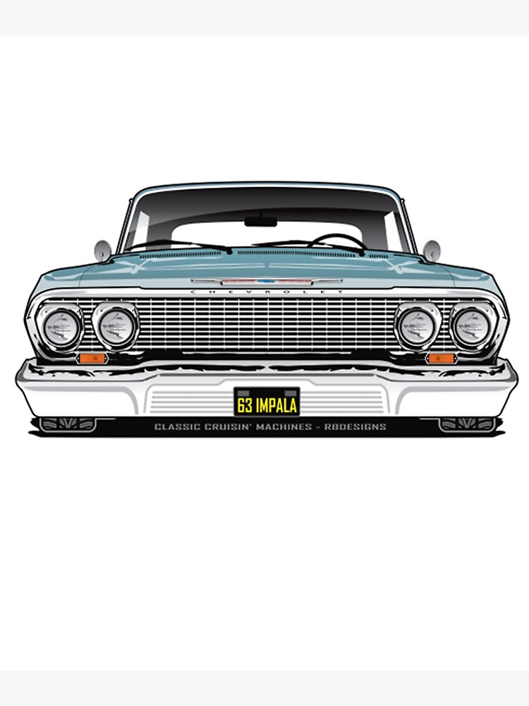 "Impala 1963 Chevy Impala" Poster for Sale by AliceTaylo | Redbubble