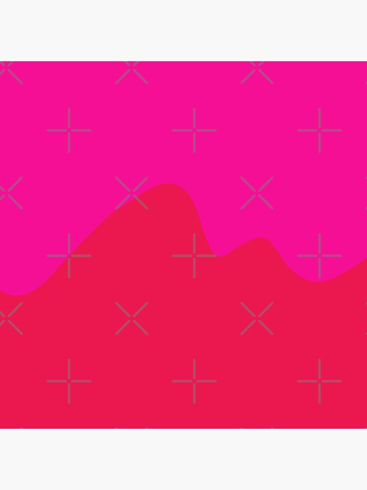 "Neon Hot Pink" Sticker by KennyLucky | Redbubble