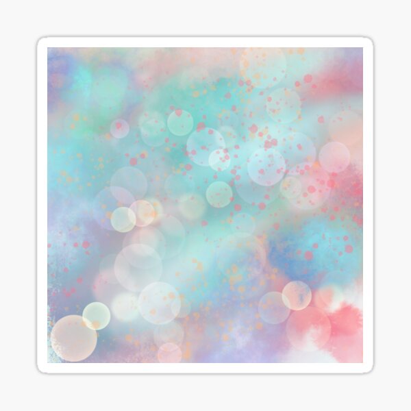 "Pastel Bokeh" Sticker by teach92 | Redbubble