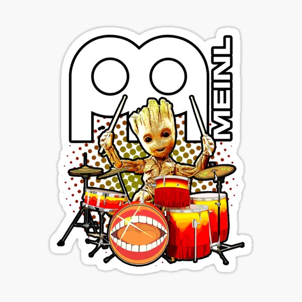 "BABY G DRUMMER MEINL CYMBALS" Sticker for Sale by TEEjDESIGN | Redbubble
