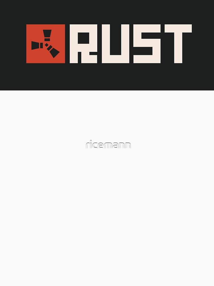 "Rust Logo" T-shirt by ricemann | Redbubble