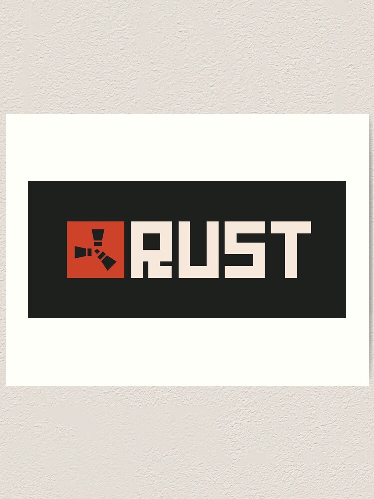 "Rust Logo" Art Print for Sale by ricemann | Redbubble
