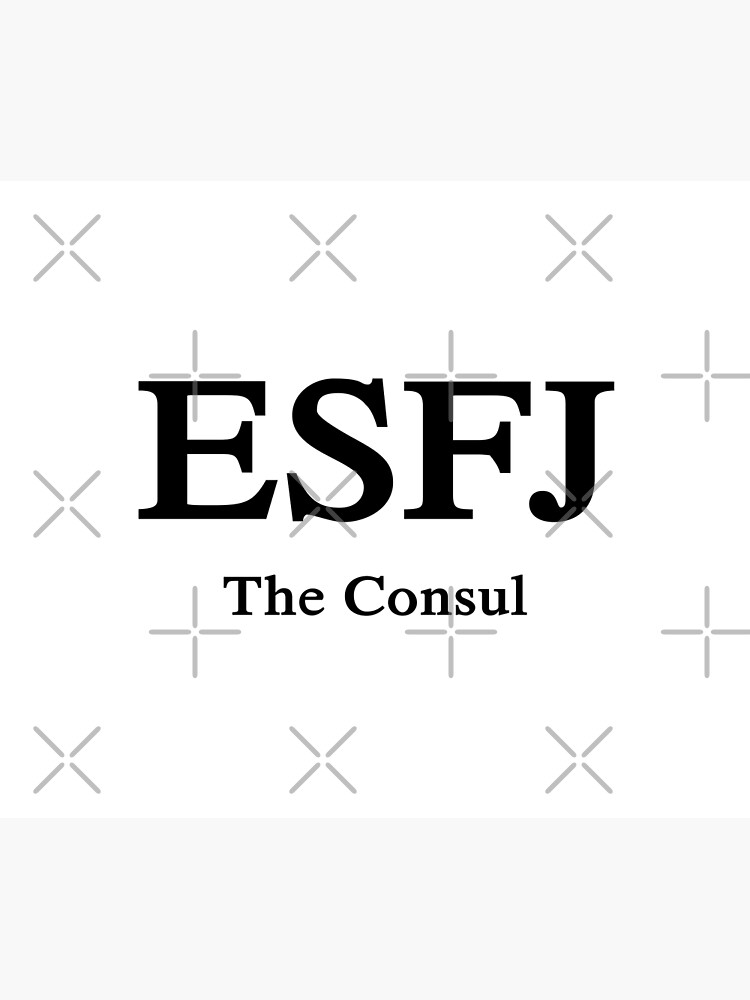 "ESFJ - The Consul" Poster by PatternTree | Redbubble