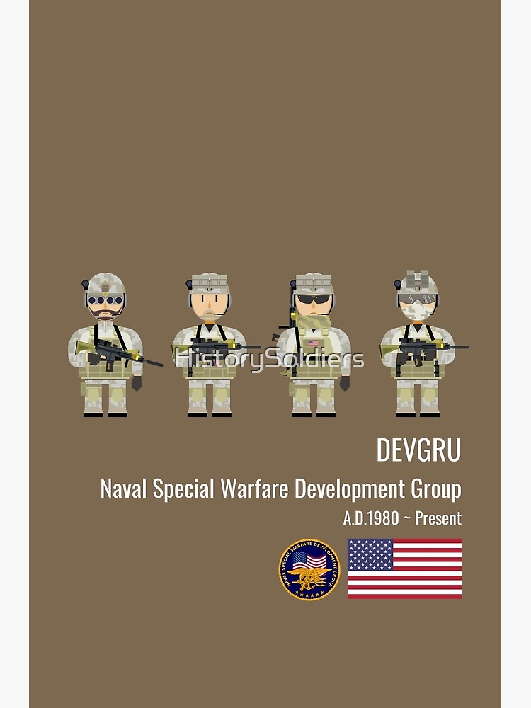 "DEVGRU(empty background)" Poster for Sale by HistorySoldiers | Redbubble