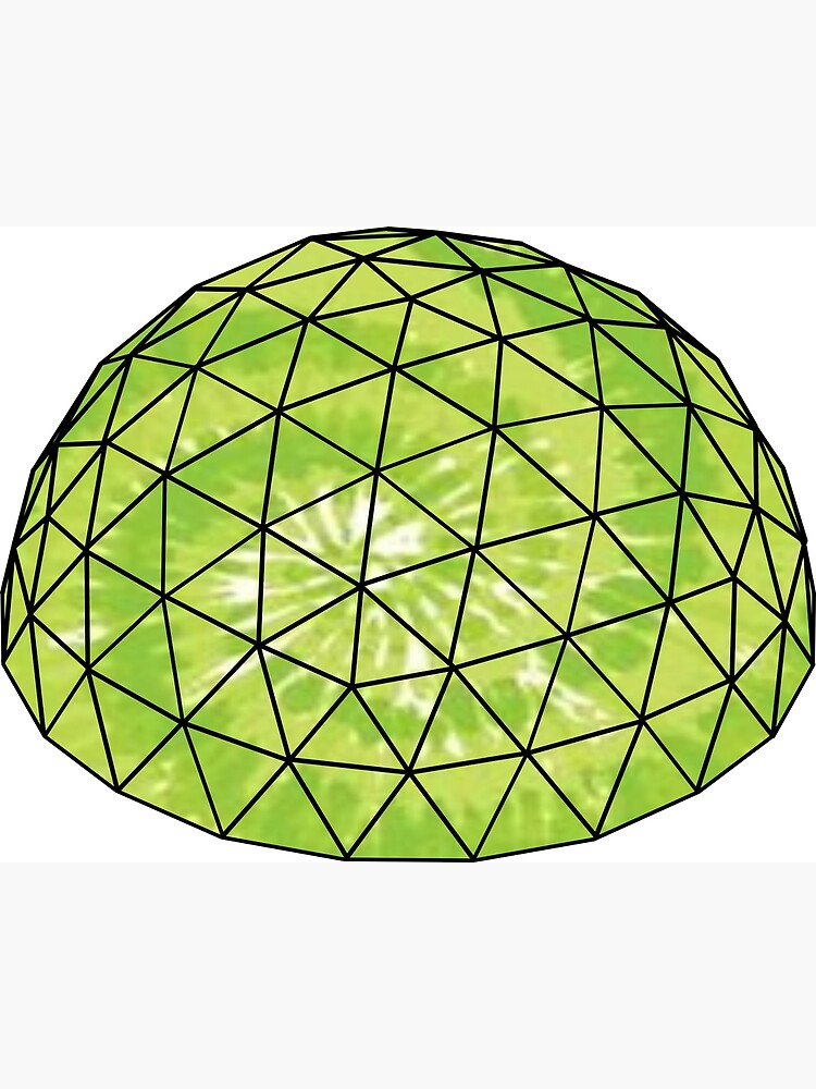 "4V geodesic dome green tiedye" Poster for Sale by TheArtistStitch ...