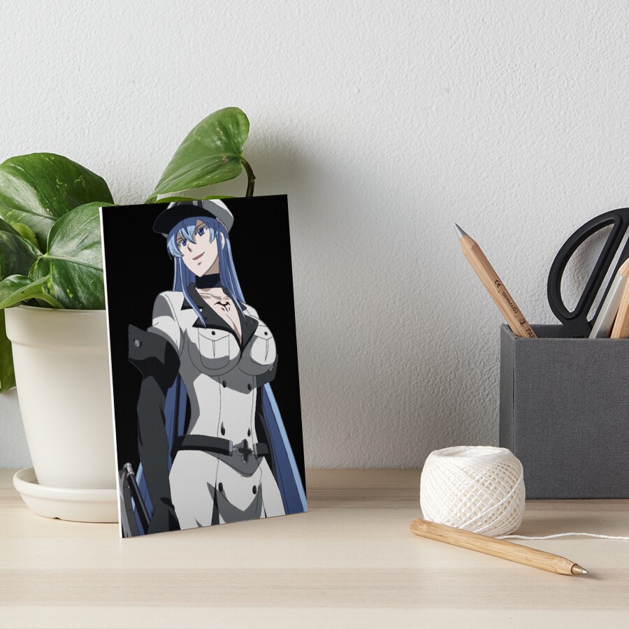 "Esdeath happy" Art Board Print by romeobluntkzvxb | Redbubble