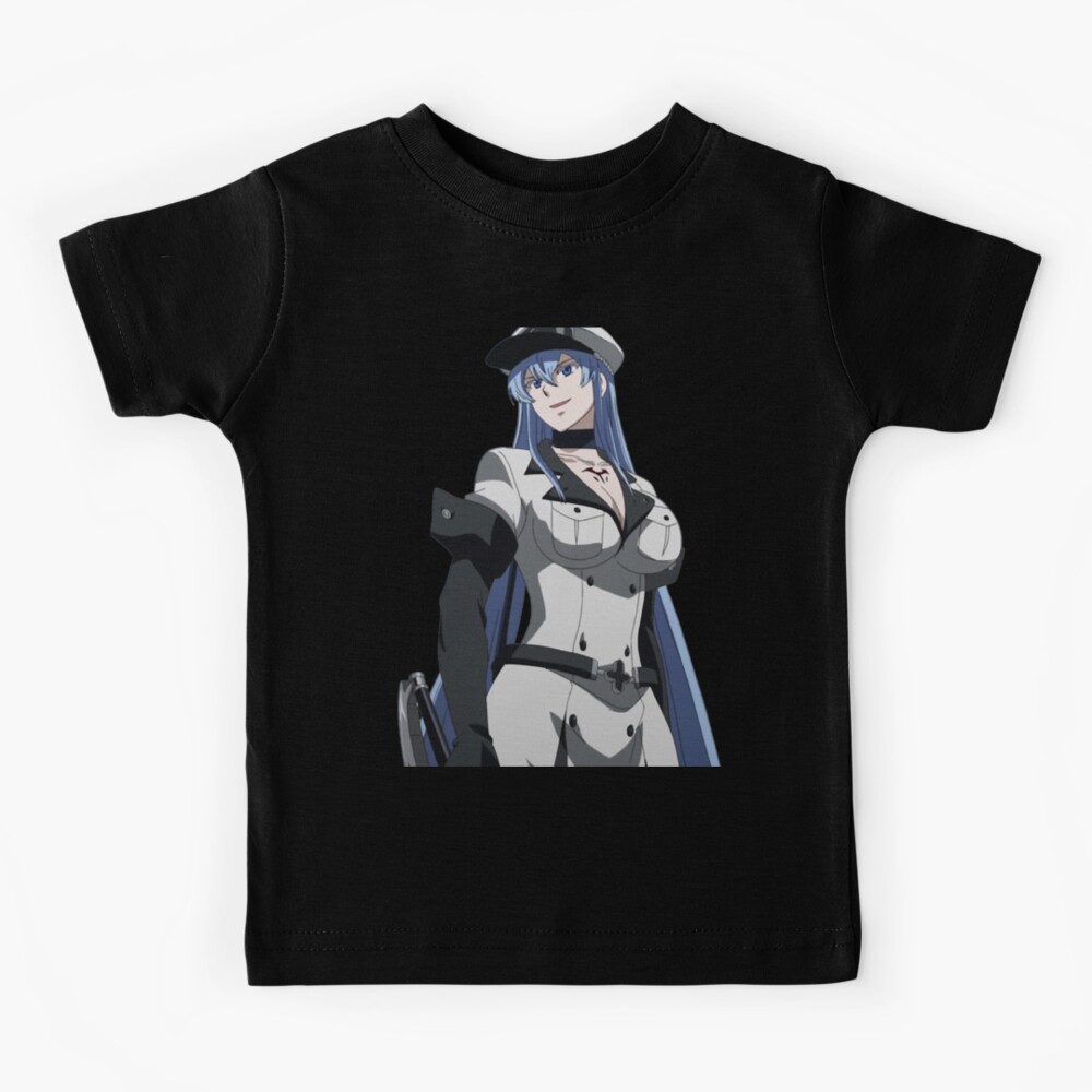 "Esdeath happy" Kids T-Shirt by romeobluntkzvxb | Redbubble