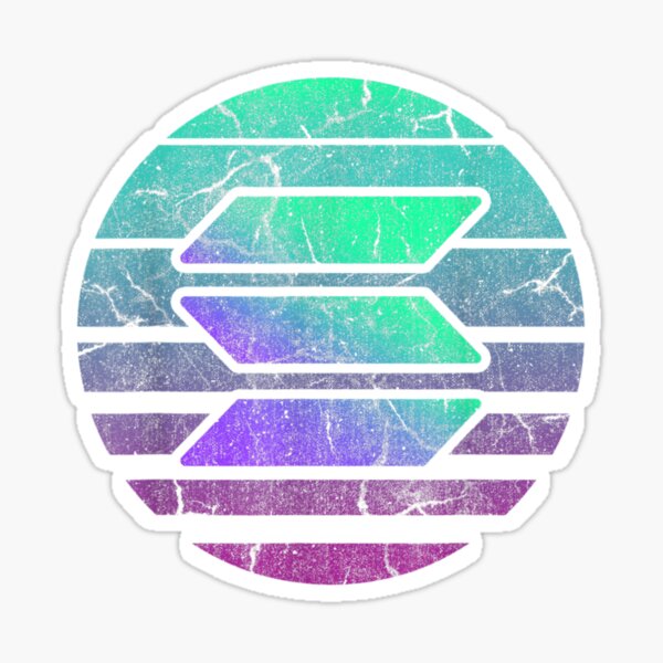"Solana cryptocurrency Solana SOL" Sticker for Sale by CRYPTO-CORNER ...