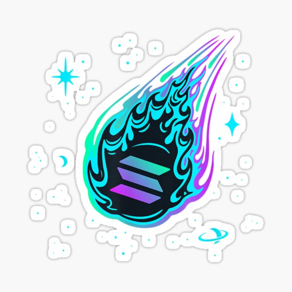 "Solana cryptocurrency Solana SOL" Sticker by CRYPTO-CORNER | Redbubble