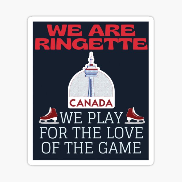 "We are ringette" Sticker for Sale by dacdibac | Redbubble