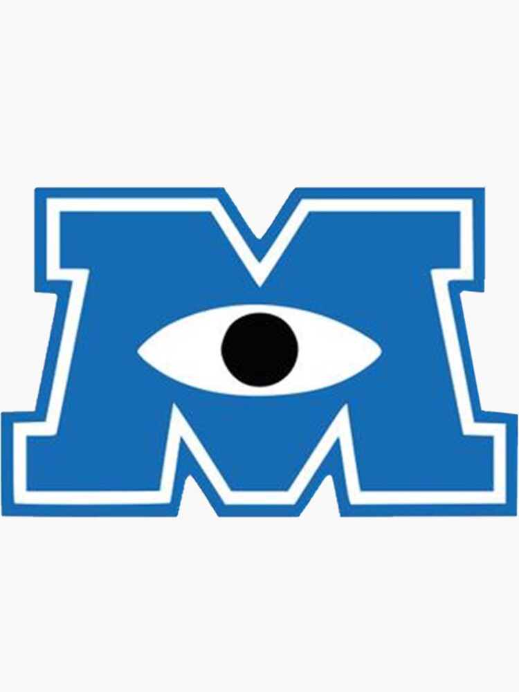 "Monsters Inc Logo Essential T-Shirt" Sticker by DamirZerr | Redbubble