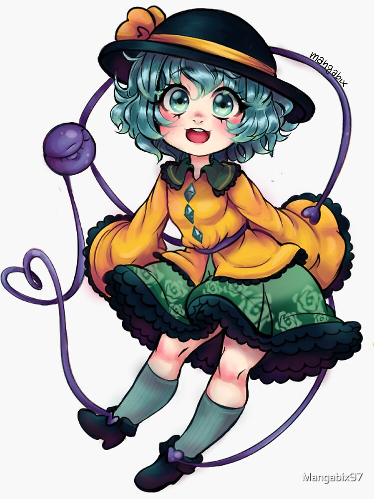 "Cute Koishi" Sticker for Sale by Mangabix97 | Redbubble