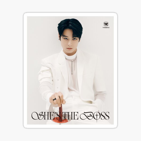 "The Boyz Juyeon She's The Boss " Sticker by danielletrisha | Redbubble