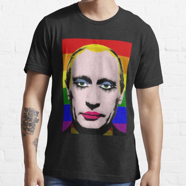 "Gay Putin Pride Flag" T-shirt for Sale by DewittKoepp | Redbubble ...
