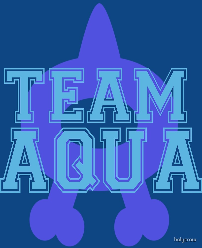Pokemon Team Aqua By Holycrow Redbubble